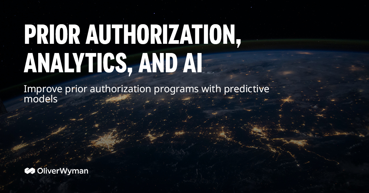 Improve Prior Authorization Programs Using Analytics And AI
